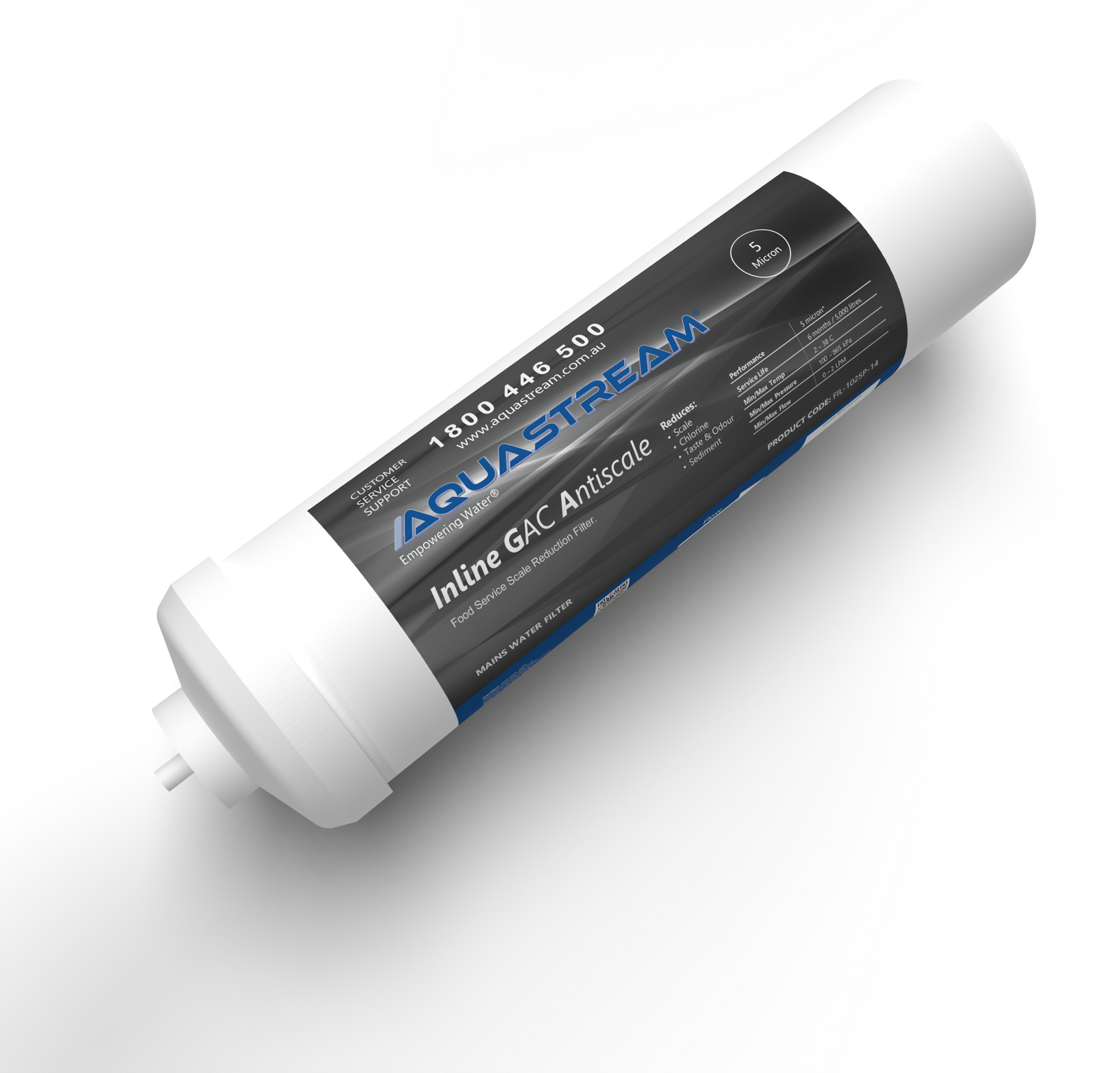 Aquastream Inline GAC Antiscale Water Filter Cartridge | Foodservice